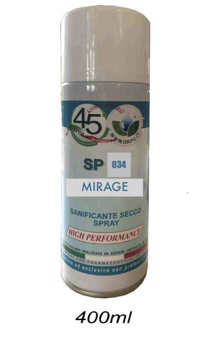 MIRAGE Spray Sanificante Ambientale da 400ml SP034 - CHEMICAL AND ...